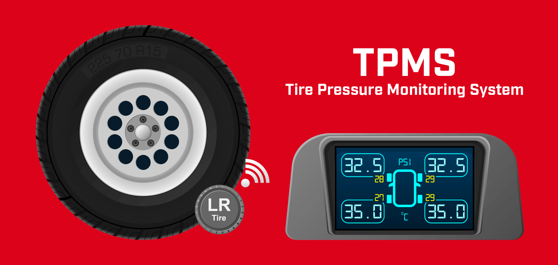 Why is My TPMS Sensor Light On? What to Do and How to Fix It | Grease Pro